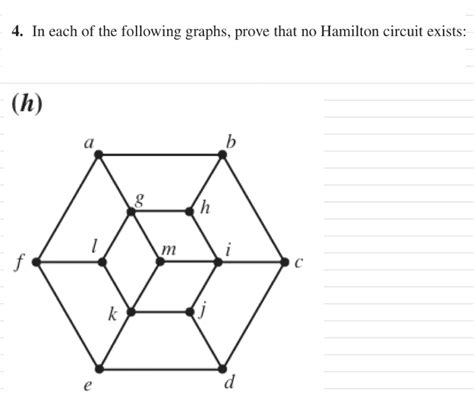 Solved 4 In Each Of The Following Graphs Prove That No