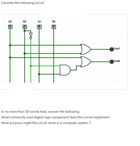 Answered Consider The Following Circuit D3 D2 D1 Bartleby