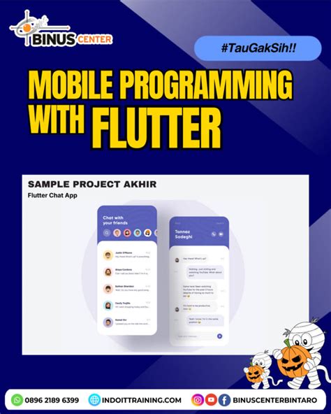 Aplikasi Mobile Menggunakan Flutter Binus Center