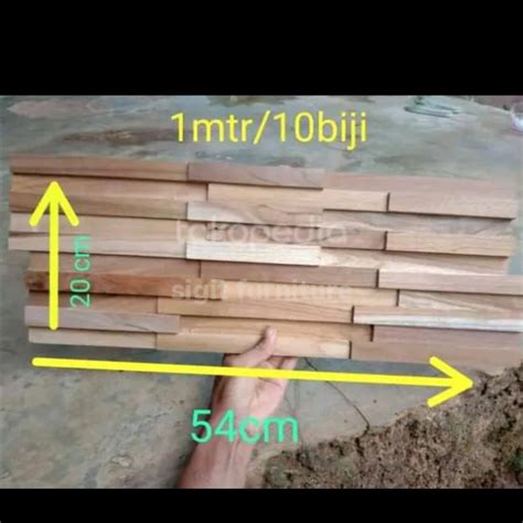 Jual Panel Dinding Kayu Cladding Wood Kab Jepara Sigit Furniture