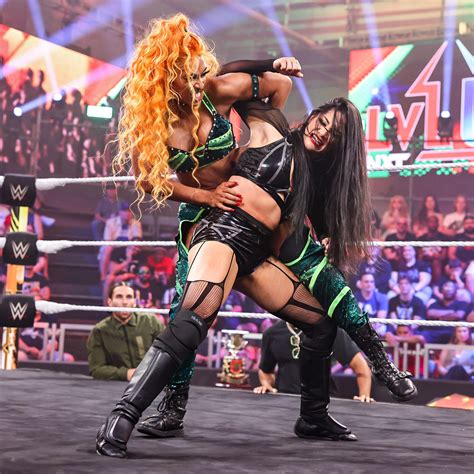 Wwe Women 🎃 Lash Legend And Jakara Jackson With Noam Dar