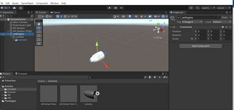 Augmented Reality App Development Using Unity Ar Foundation