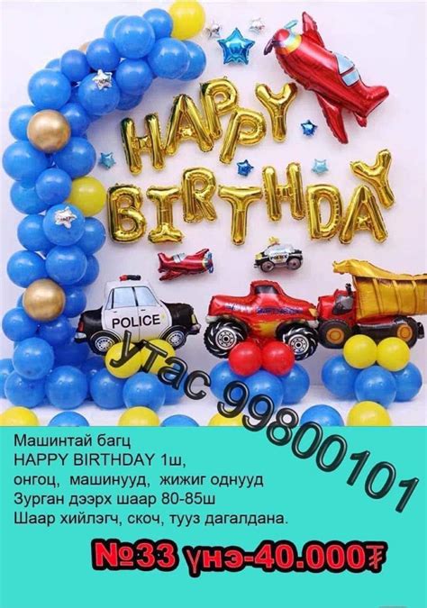 Төрсөн өдрийн чимэглэл Added A Төрсөн өдрийн чимэглэл