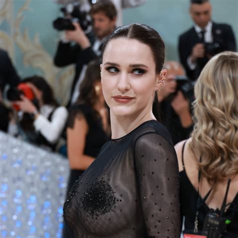 Rachel Brosnahan Frees The Nipple At Met Gala