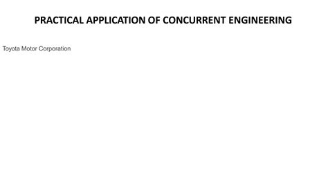 Introduction And Concept Of Concurrent Engineeringpptx