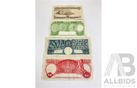 Four Australian Pre Decimal Bank Lot 1598270 Allbids