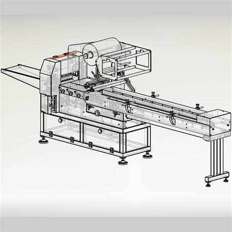 Flow Pack Packaging Machine 3d Model 98 Sldpr Free3d