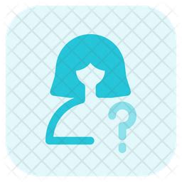 User Question Mark Icon Download In Colored Outline Style