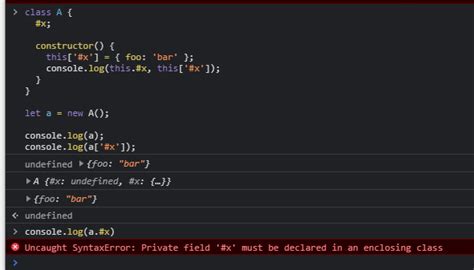 Cant Dynamically Map Type From Class Private Field · Issue 44633