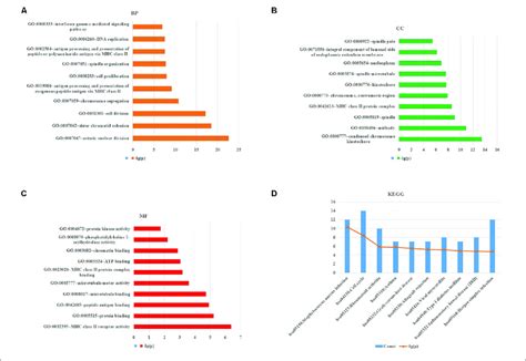 Go And Kegg Pathway Enrichment Analyses Of Degs Using The David
