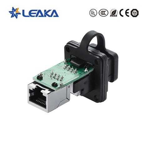 Rj45 Panel Mount Ethernet Pass Through Connector Rj45 Usb Connector