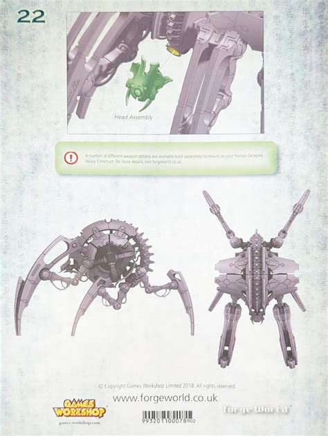 Forgeworld Necron Seraptek Heavy Construct R Warhammerinstructions