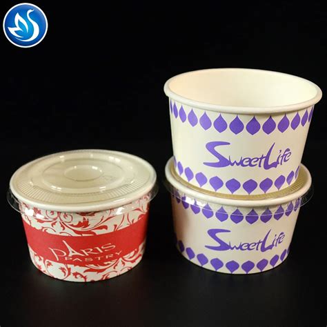 도매 정의 디자인 아이스크림 욕조 종이 뚜껑 Buy 아이스크림 욕조 Product On