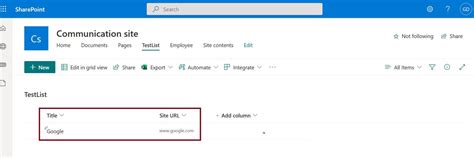 Sharepoint Hyperlink In Text Field Convert A Single Line Of Text Column To Hyperlink Using