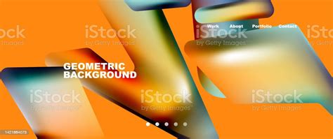 다채로운 기하학적 배경 방문 페이지 배경 화면 배너 배경 전단지 카탈로그 표지 전단지에 대한 벡터 일러스트 레이 션 0명에 대한 스톡 벡터 아트 및 기타 이미지 Istock