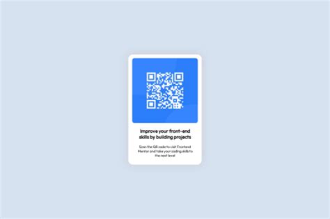 Frontend Mentor Qr Code Challenge In Vscode Coding Challenge Solution