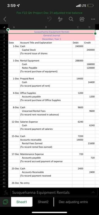 Solved Please Helpi Need An Adjusted Trial Balance A