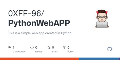 Github Xff Pythonwebapp This Is A Simple Web App Created In Python