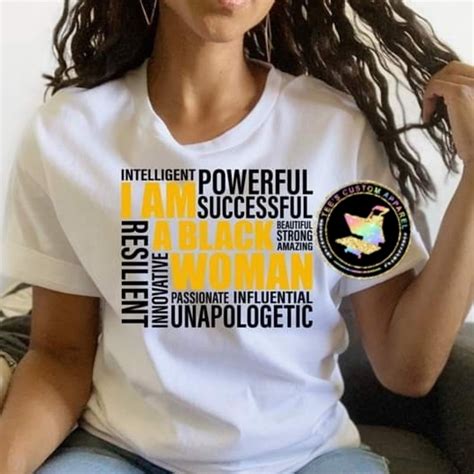 Womens Black T Shirt Etsy