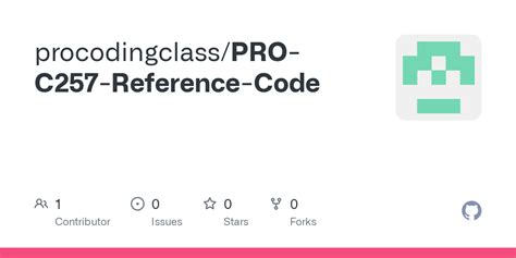GitHub Procodingclass PRO C Reference Code
