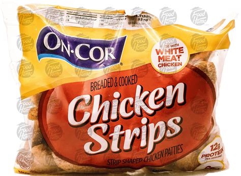 Groceries Product Infomation For On Cor Breaded And Cooked