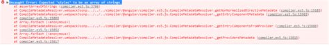 Angular Cannot Resolve Angular4 And Angularcli Uncaught Error Expected Styles To Be An Array