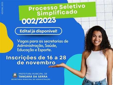 Prefeitura Divulga Edital De Processo Seletivo Simplificado 0022023