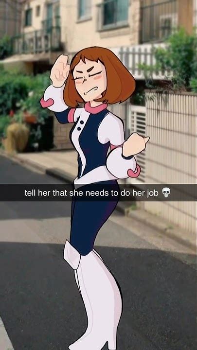 Uraraka Caught Vibing Mha Youtube