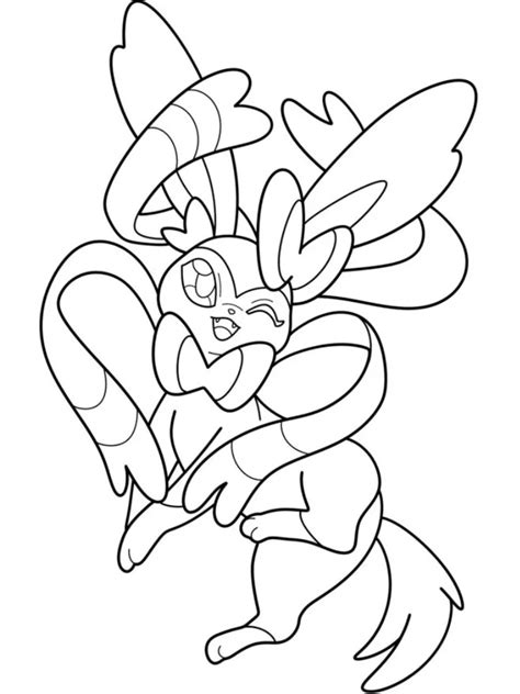 17 Omalovánky Sylveon Zdarma K Vytisknutí Pdf A Zábava