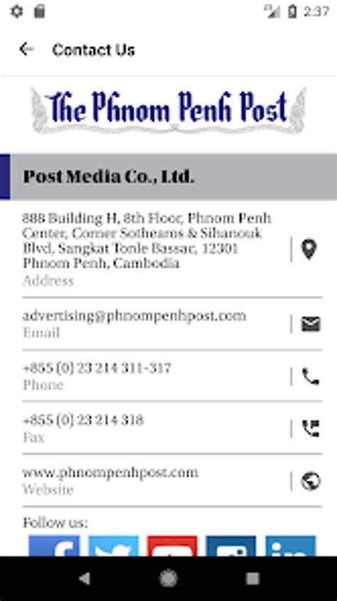 The Phnom Penh Post Pour Android Télécharger