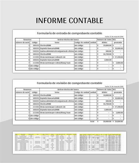 Plantillas Informes Contables Para Excel Gratis Y Hojas De Cálculo De