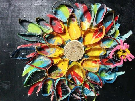 Simple Artwork Using Recycled Materials Simply Identify An Interesting Part Of Your Recycled
