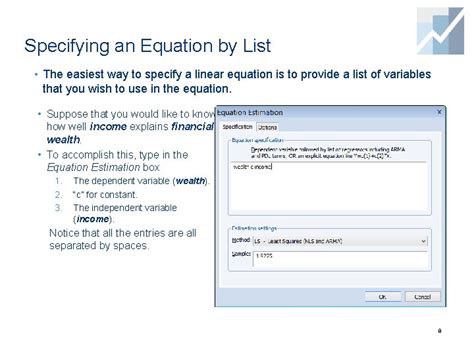 Eviews Training Basic Estimation Basic Regression Analysis Eviews