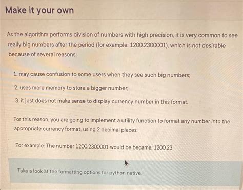 Solved As The Algorithm Performs Division Of Numbers With