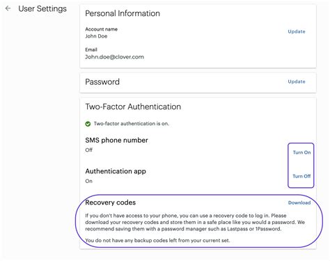 Set Up Two Factor Authentication Fa
