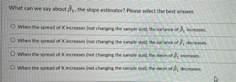 Solved What is the standard error of β 0 the intercept Chegg com