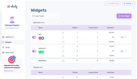 How To Add Triggers To Your Widget Chaty