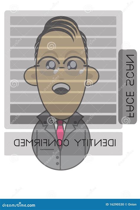 Face Recognition Biometric Security System Cartoon Vector 84862283