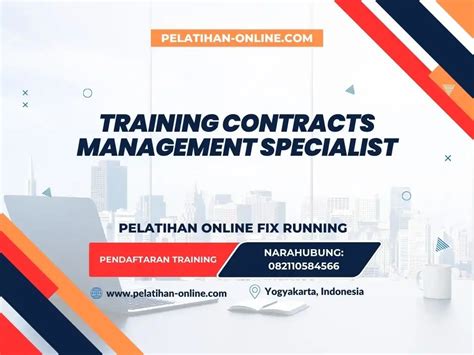 Training Contracts Management Specialist Pelatihan Online Terbaik Dan