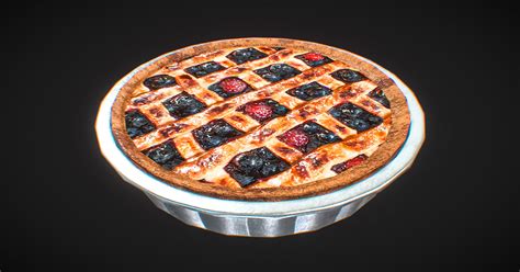 Berry Pie 3d Model 3d Props Unity Asset Store