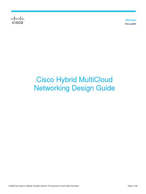 cisco hybrid multicloud networking design guide download free pdf
