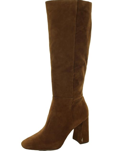 Sam Edelman Womens Clarem Suede Tall Knee High Boots