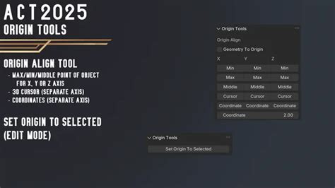 Act Game Asset Creation Toolset — Blender Extensions