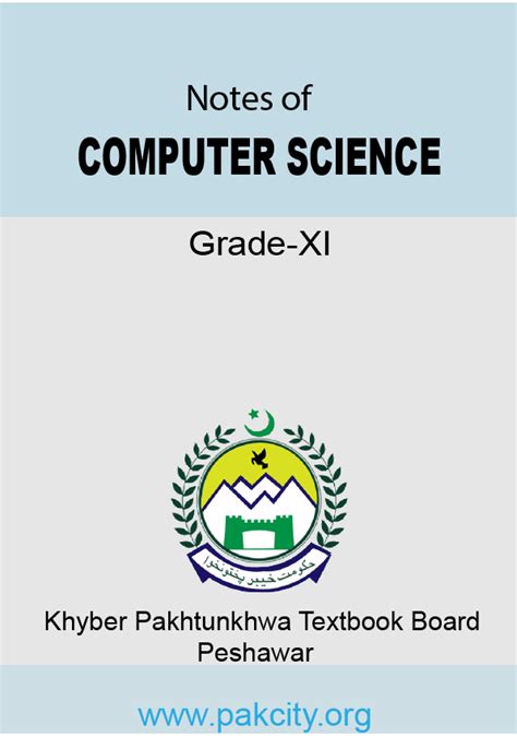 Computer Science Class Xi Kpk Board 11th Pakcity