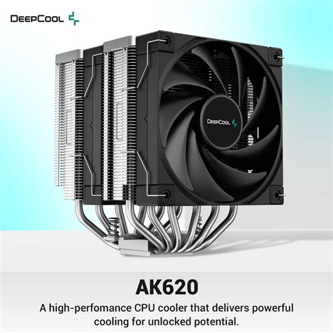 Deepcool AK620 Digital Pro Digital Standard White Zero Dark CPU Air Cooler 6 Heat Pipes