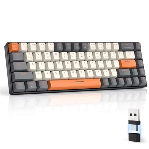 Gaming Keyboard K68 Red Switch Pc Home