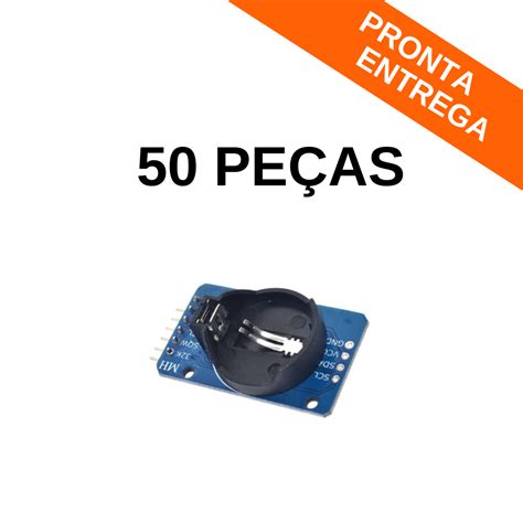Kit 50 Peças Módulo Arduino Real Time Clock Rtc Ds3231 Módulos Achei