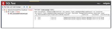 Testing Sql Server Databases Using Sql Test Redgate