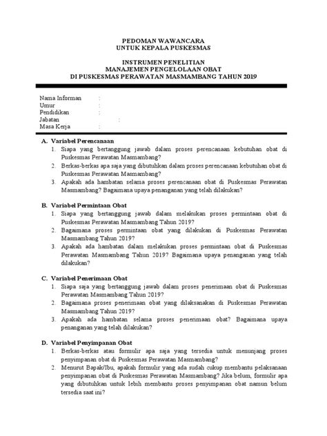 Wawancara Pdf Sains And Matematika