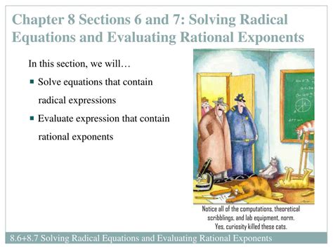 Ppt Chapter 8 Sections 6 And 7 Solving Radical Equations And Evaluating Rational Exponents